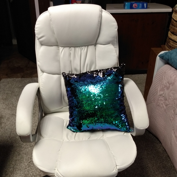 Accents | 18 Sequined Peacockcolored Pillow | Poshmark